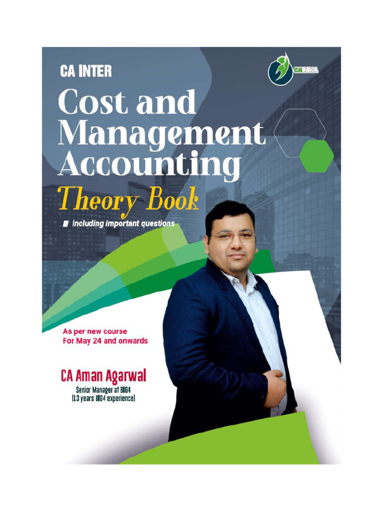 Costing_Theory Book_CA Aman Agarwal | PDF | Cost Accounting ...