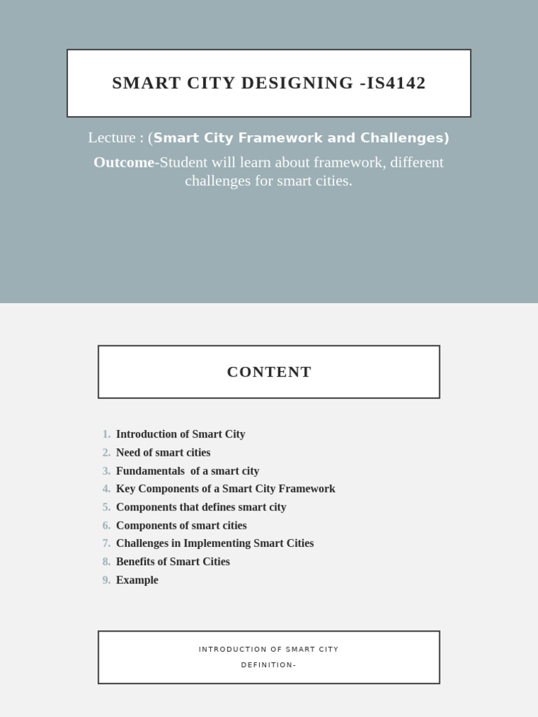 1 Smart Cities Notion Concepts and Principles | PDF | Cost Of Living ...