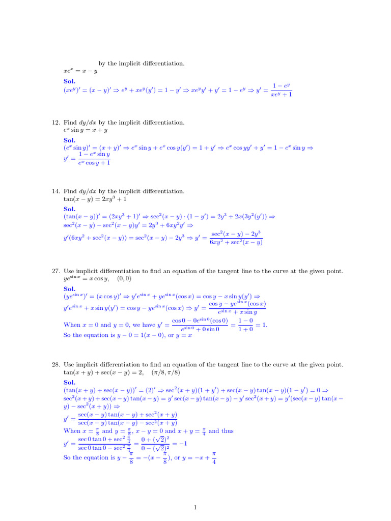 HW3 3.5 Solution | PDF | Tangent | Differential Geometry