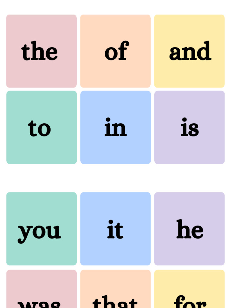 Fry - S Sight Words - 13 Pages | PDF