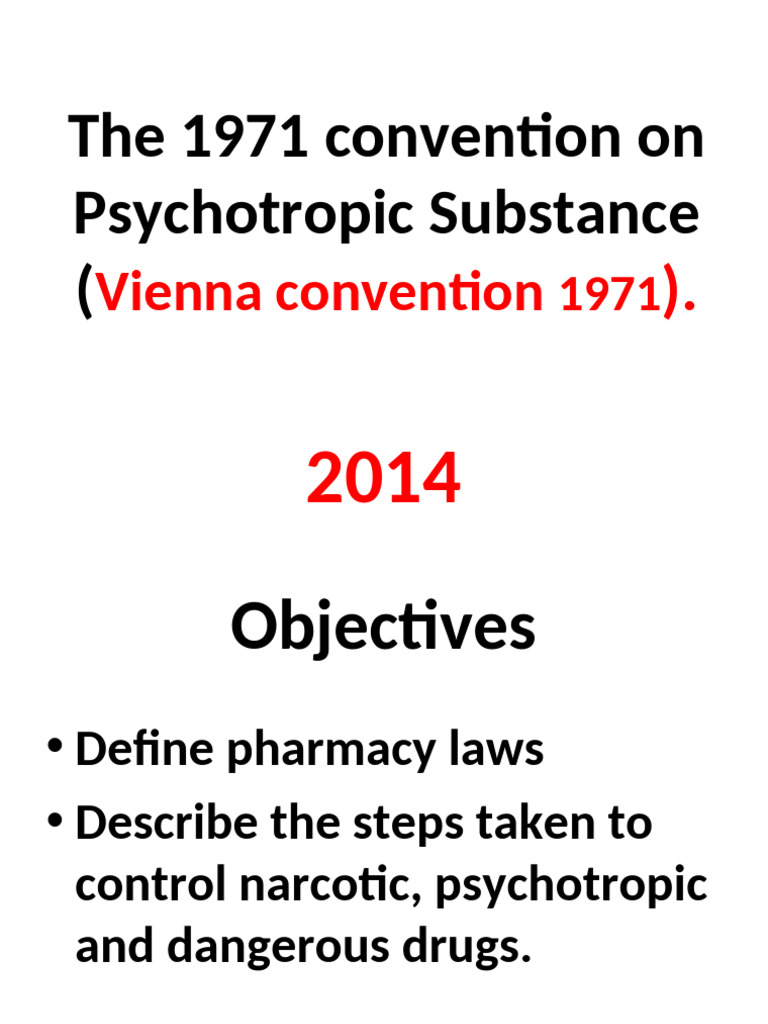 Psychotropic Substances 2014 | PDF | Psychoactive Drugs | Antidepressant