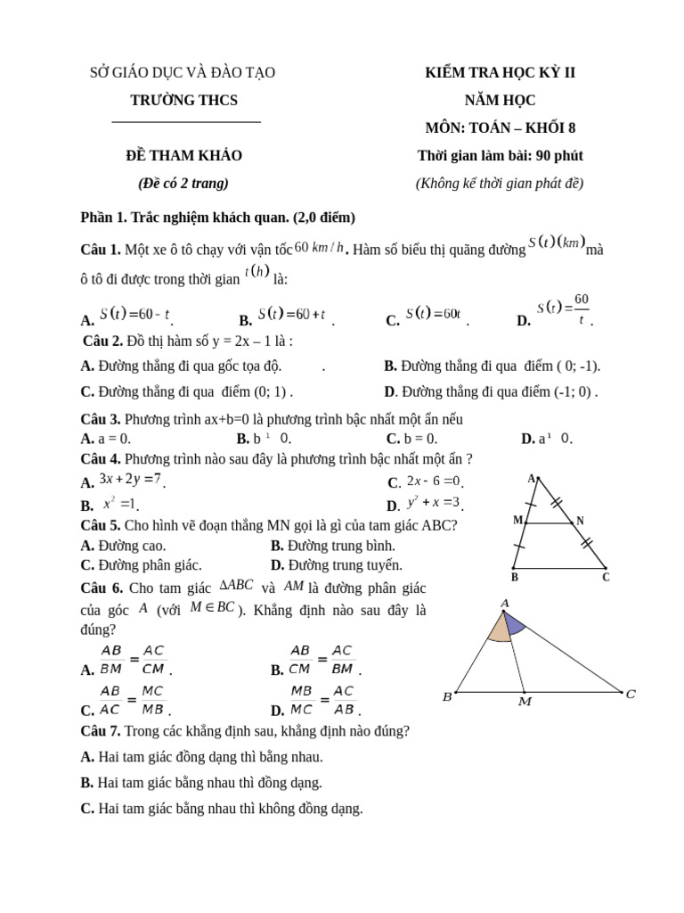 Toan8 Chantroisangtao | PDF