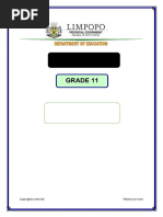 June 2024 Limpopo Grade 11 p1 Eng | PDF | Force | Lift (Force)