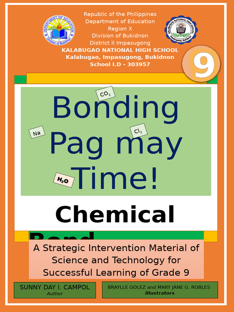 Bonding Pag May Time (SIM - Science9) | PDF | Chemical Bond | Chemical ...