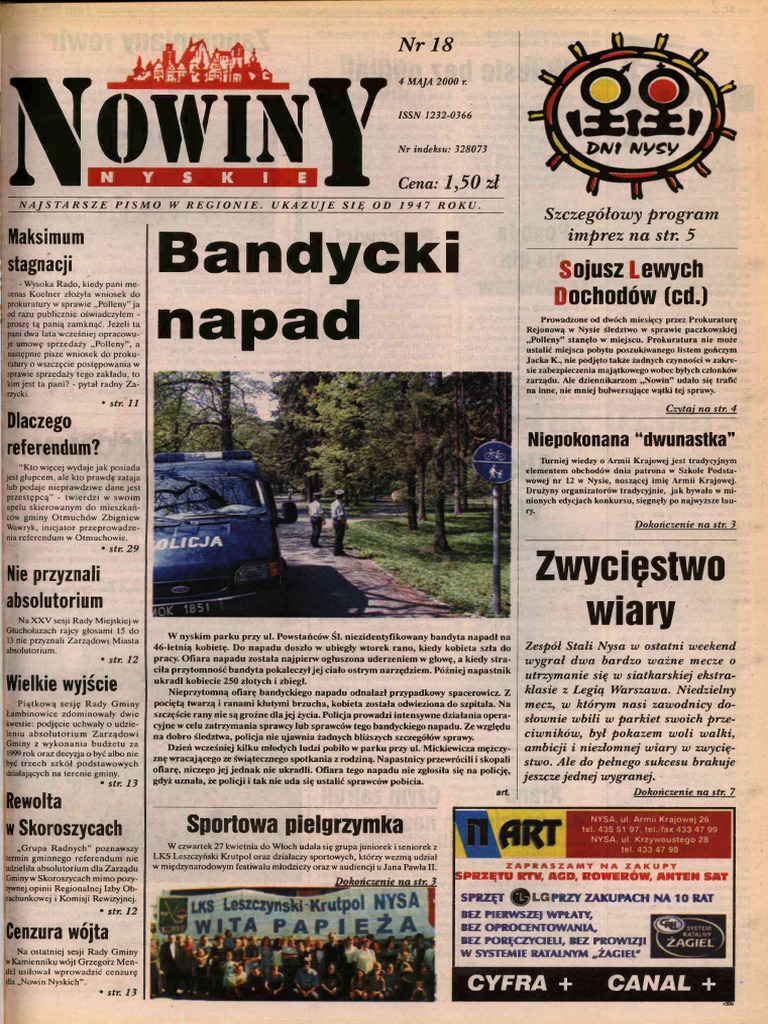 4 MAJA 2000 Nowiny Nyskie | PDF