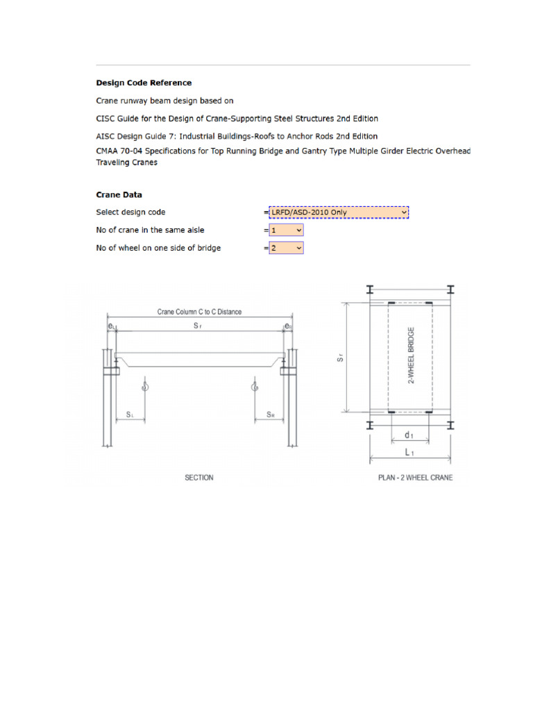 Crane Beam Design | PDF