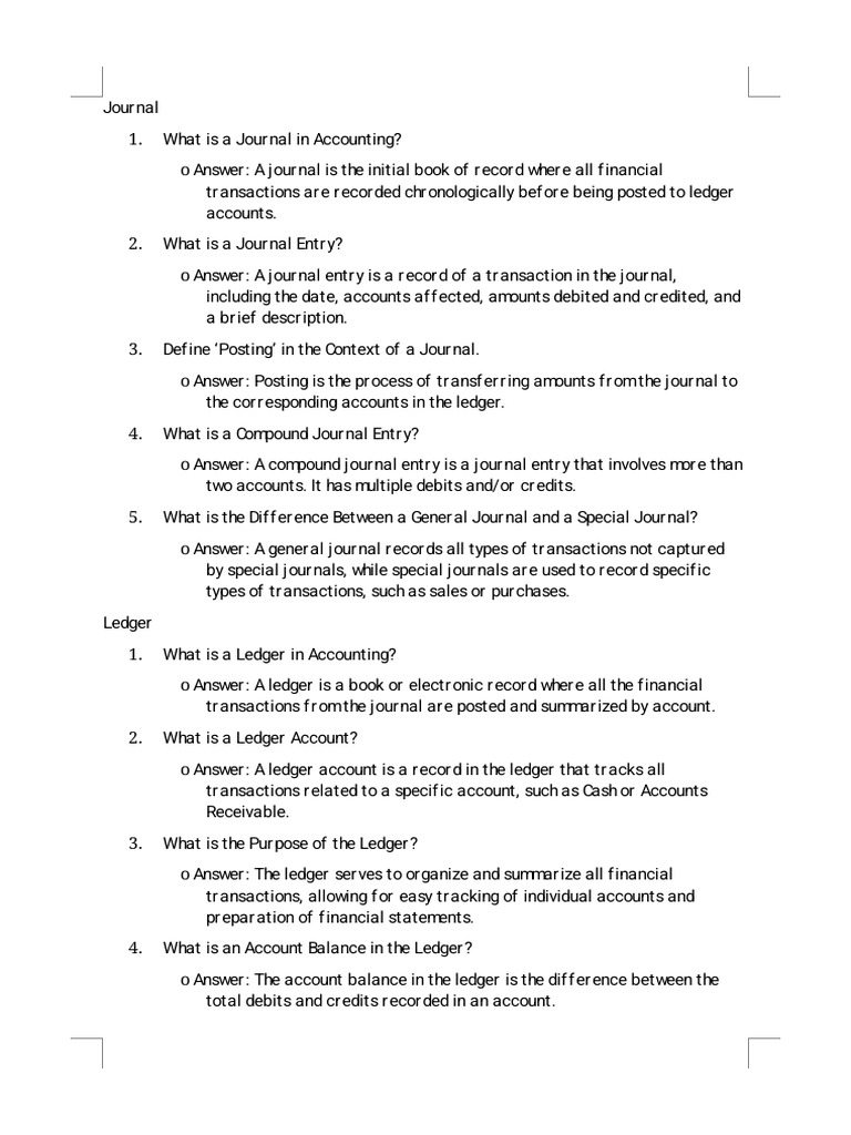 Financial Accounting Theory Questions | PDF | Depreciation | Debits And ...