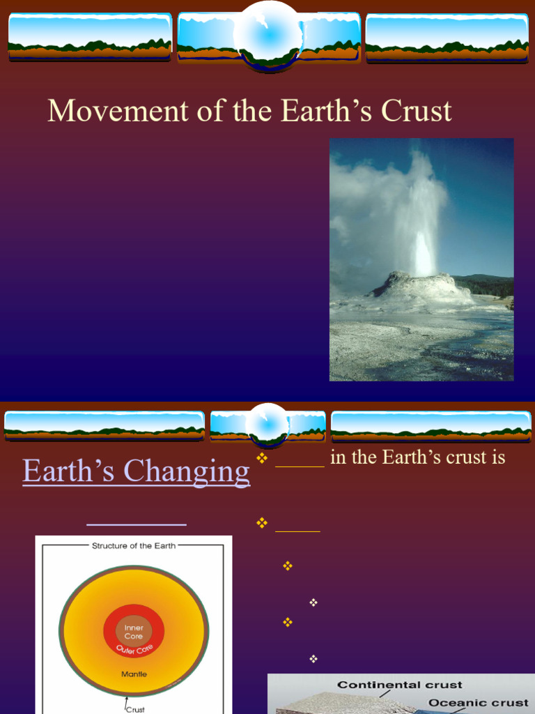 Movement of The Earths Crust 1234468842119210 2 | PDF | Fault (Geology ...