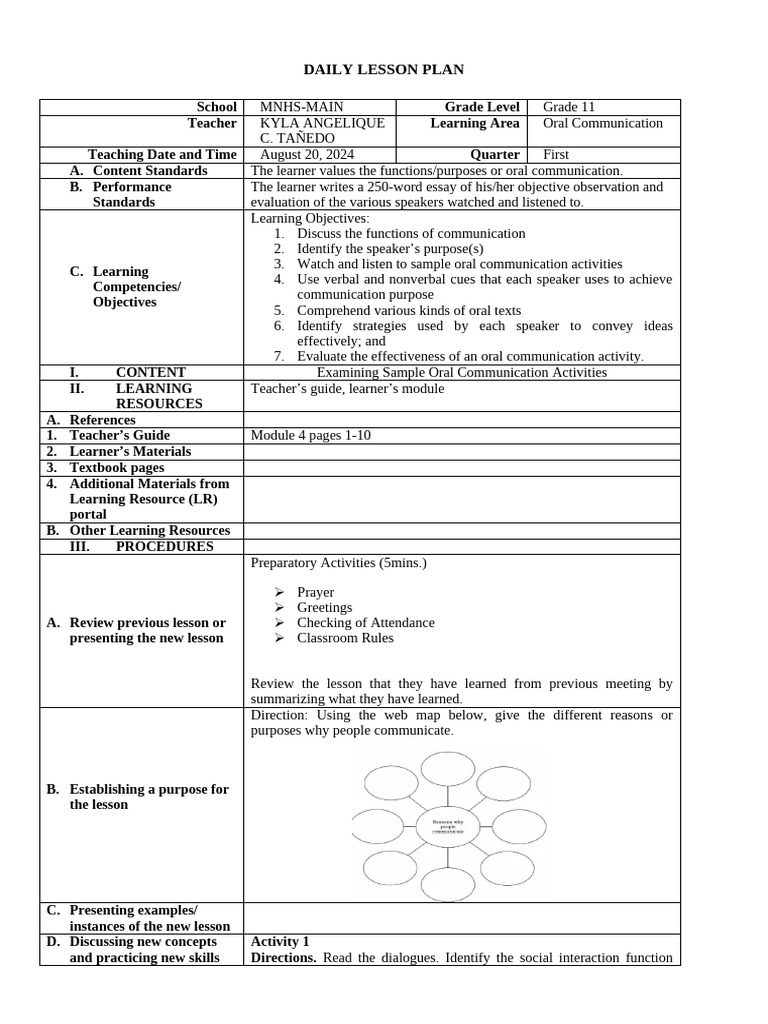 August 20, 2024 | PDF | Learning | Communication