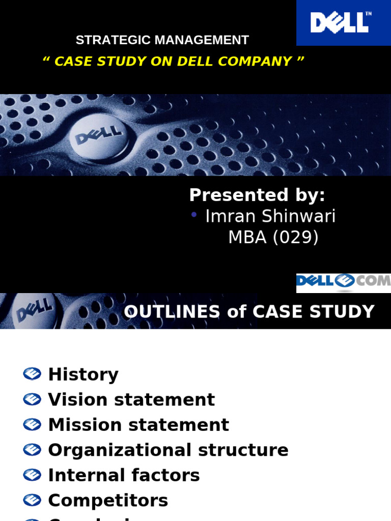 Dell-Case-Study-55846275815d2 (Autosaved) | PDF | Dell | Elasticity (Economics)