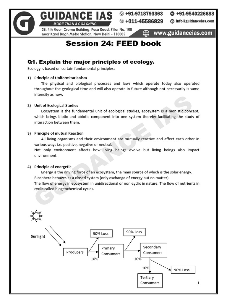 Session 15 FEED Book - 2022-12-17 | PDF | Ecology | Ecosystem