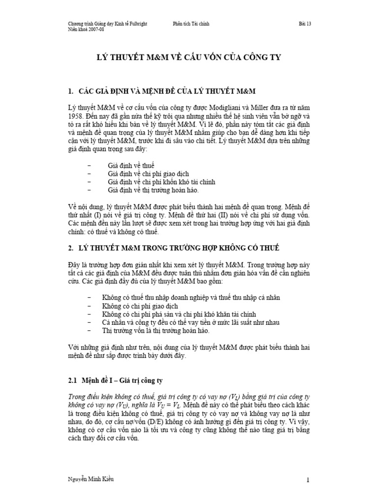 CHNG Trinh Ging Dy Kinh T Fulbright | PDF