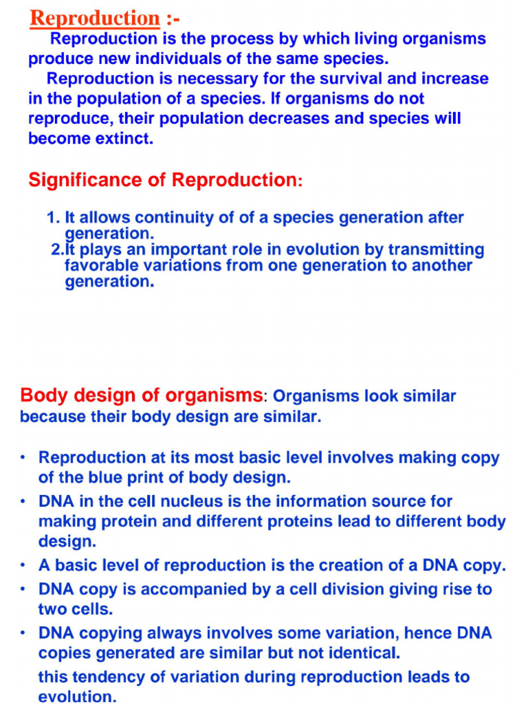 How Do Organisms Reproduce | PDF