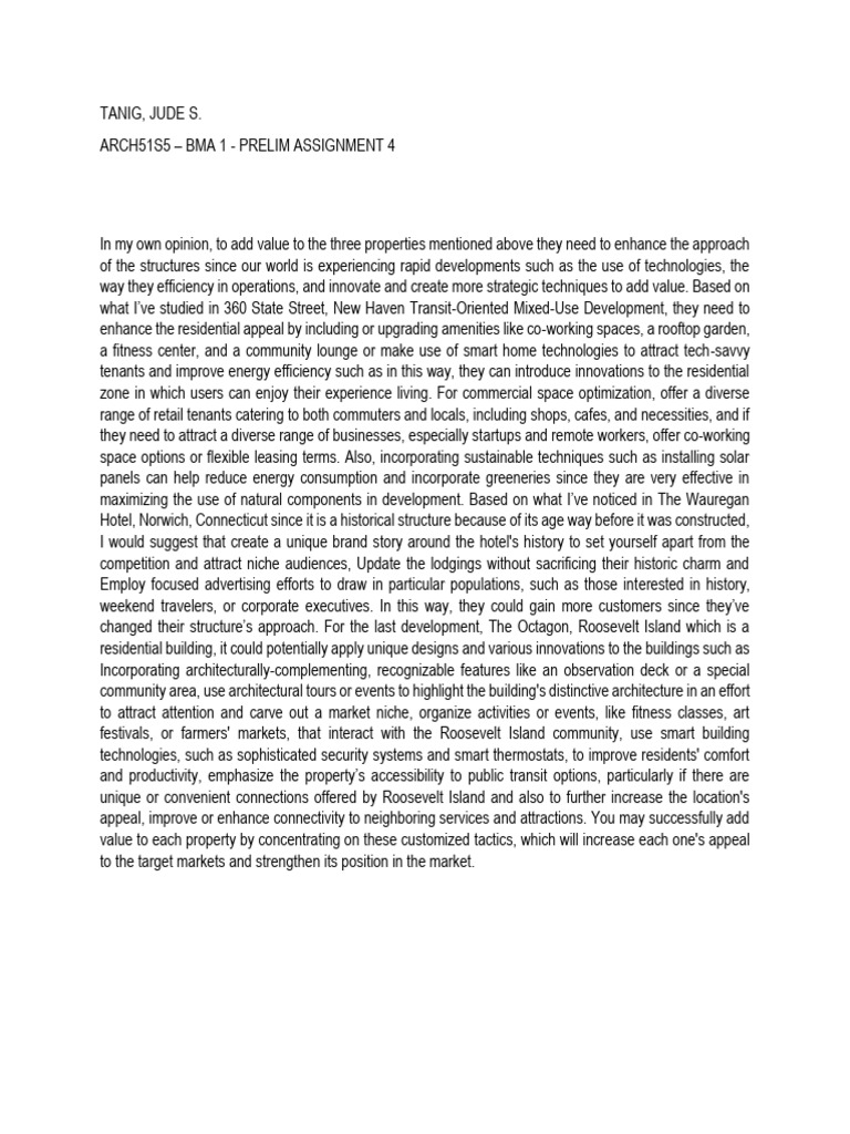 Bma 1 - Prelim Ass 4 - Tanig | PDF | Economies