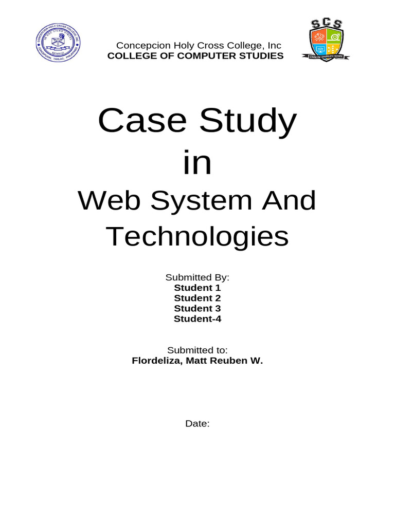 Case Study Template CSA104 | PDF