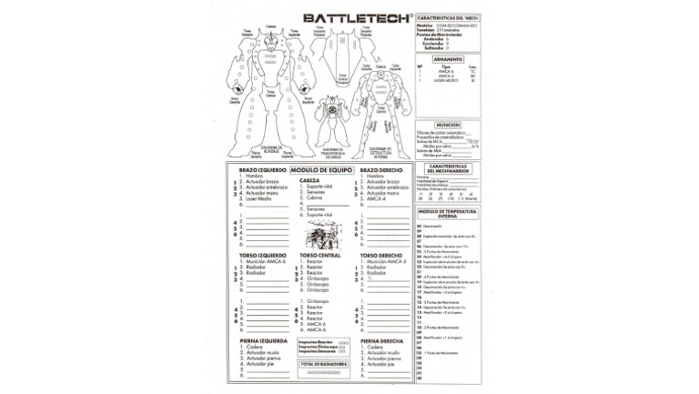 Battletech Refuerzos 2 | PDF