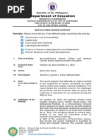 SNED Accomplishment Report | PDF | Inclusion (Education) | Special ...