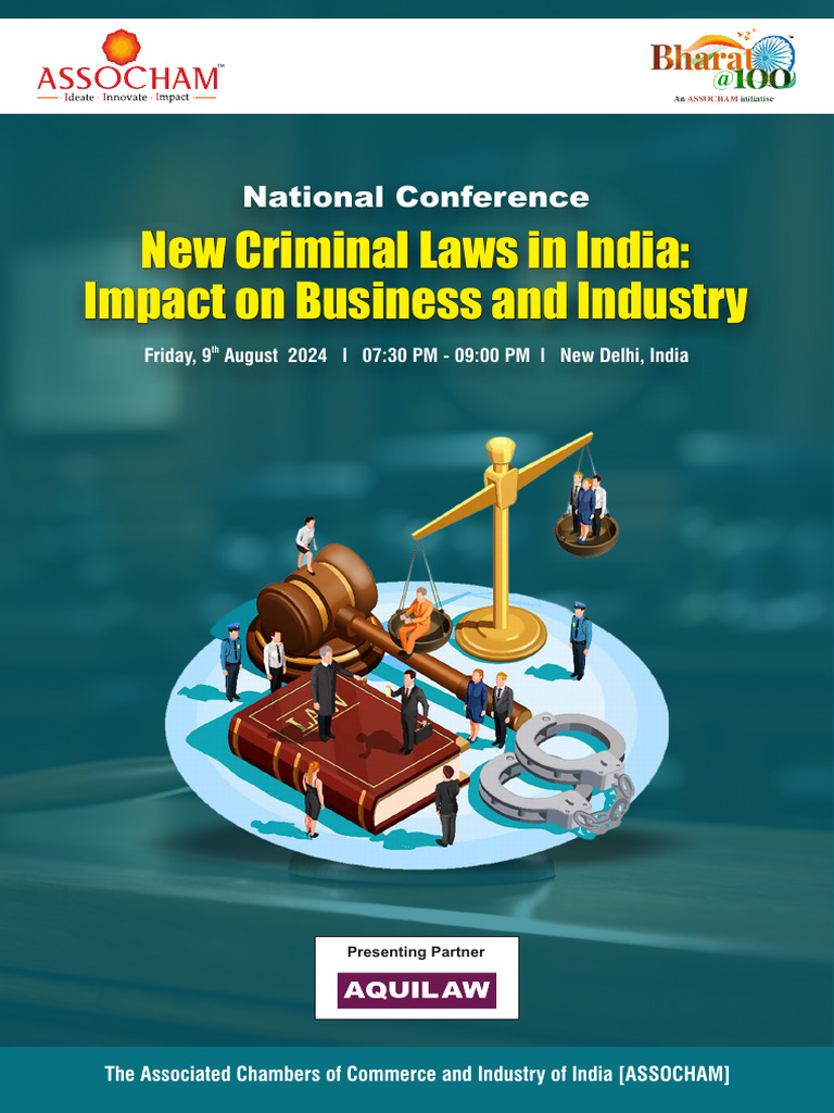 Brochure - New Criminal Laws 2024 | PDF | Justice | Crime & Violence