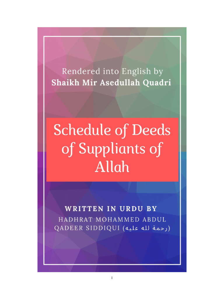 9458302 | PDF | Hadith | God In Islam