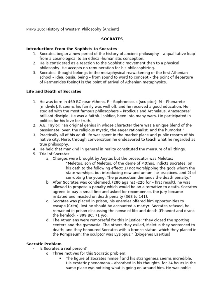 9 - Socrates | PDF | Socrates | God