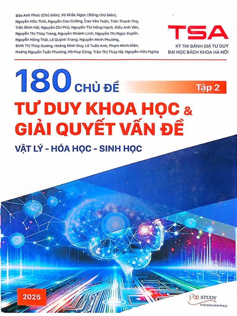 180 Chủ Đề Tư Duy Khoa Học & Giải Quyết Vấn Đề - Học Cùng Tuiii | PDF
