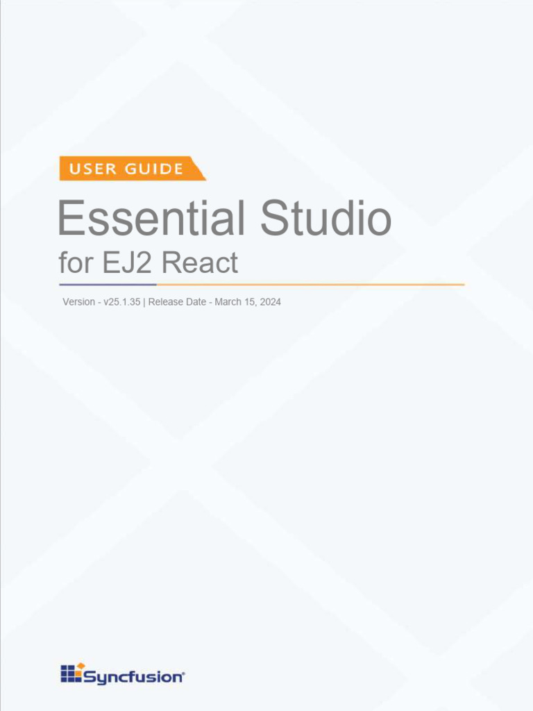 Syncfusion EJ2 React PivotTable Guide | PDF | Computing | Software