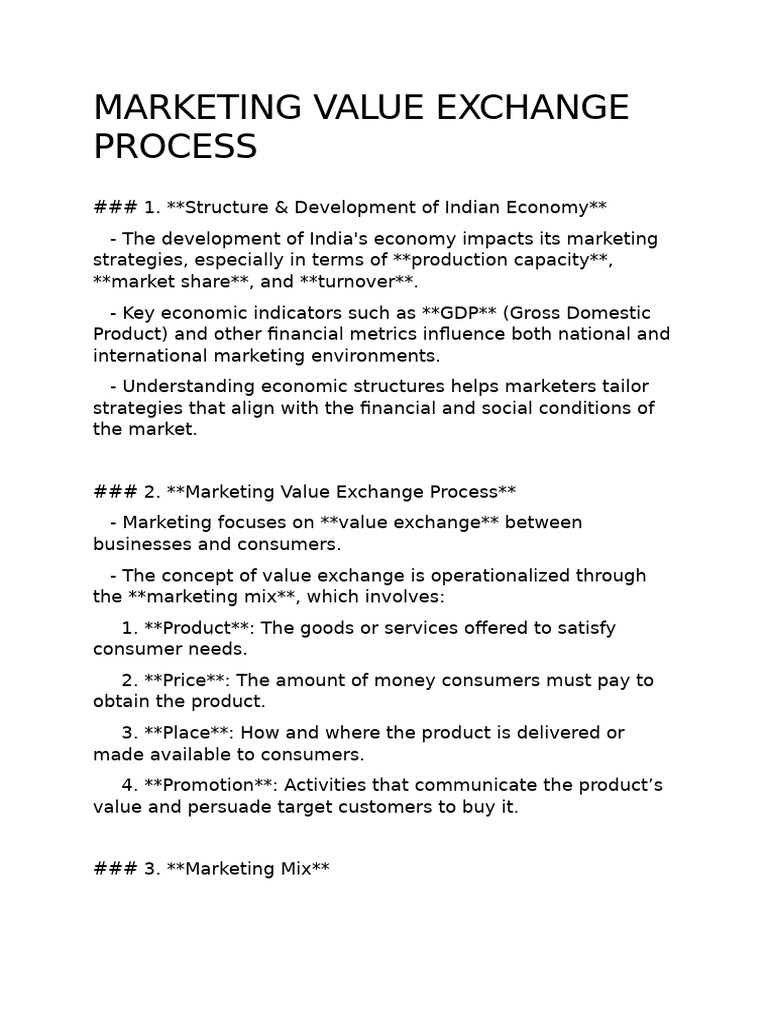 Marketing Value Exchange & Dynamics | PDF | Marketing | Multi Level ...