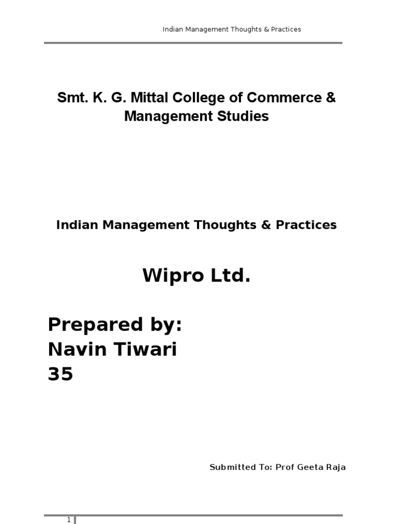 Indian Management Thoughts & Practices | PDF | Business | Economies
