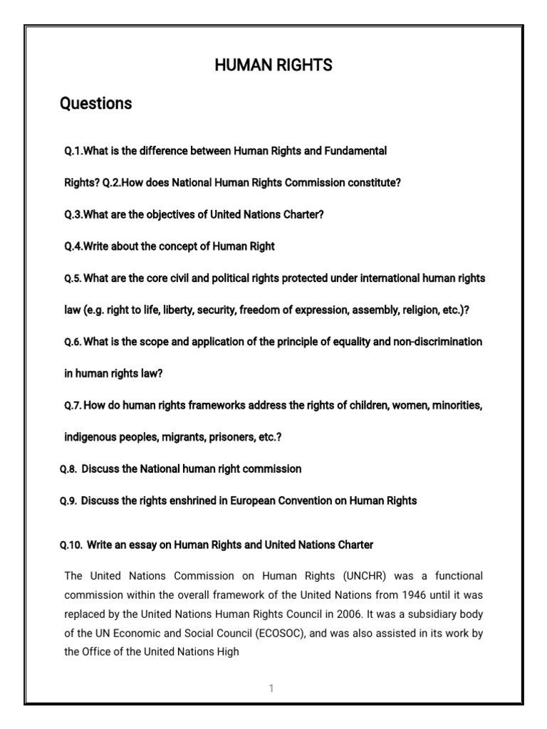 HUMANRIGHTS | PDF