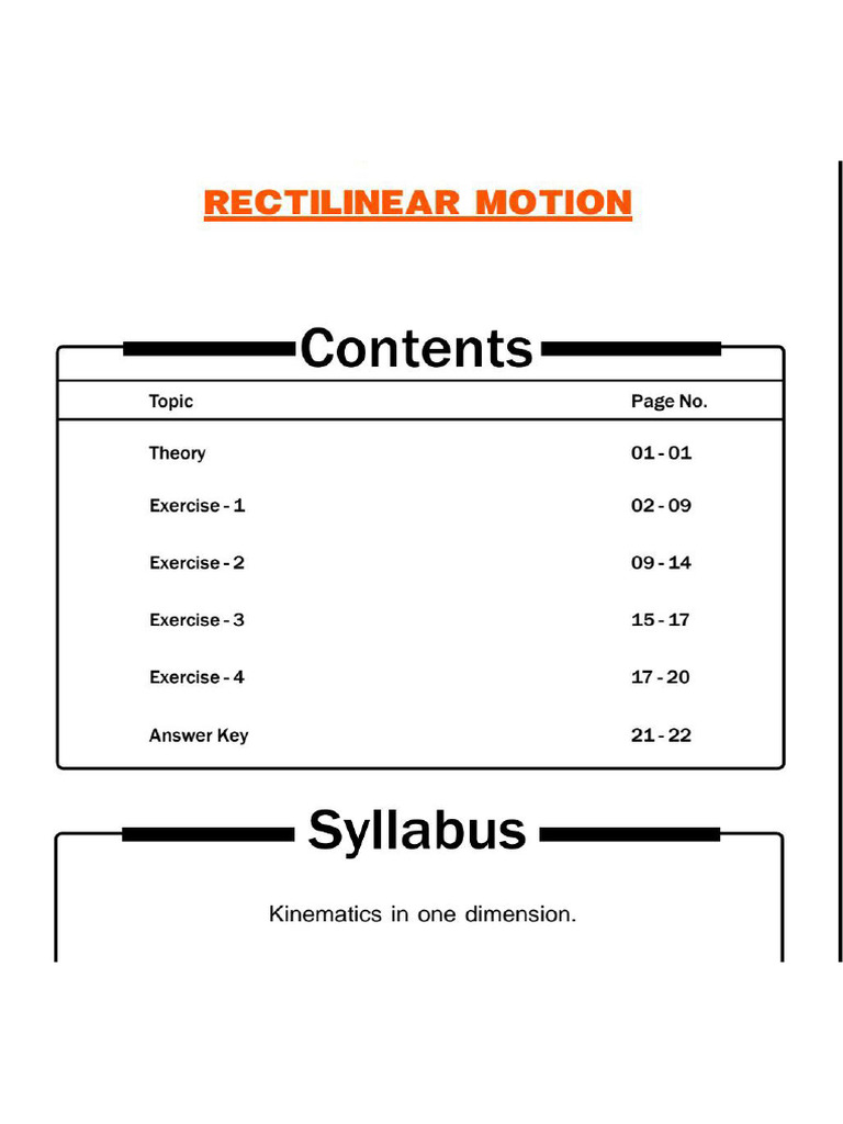 Kinematics Worksheet | PDF