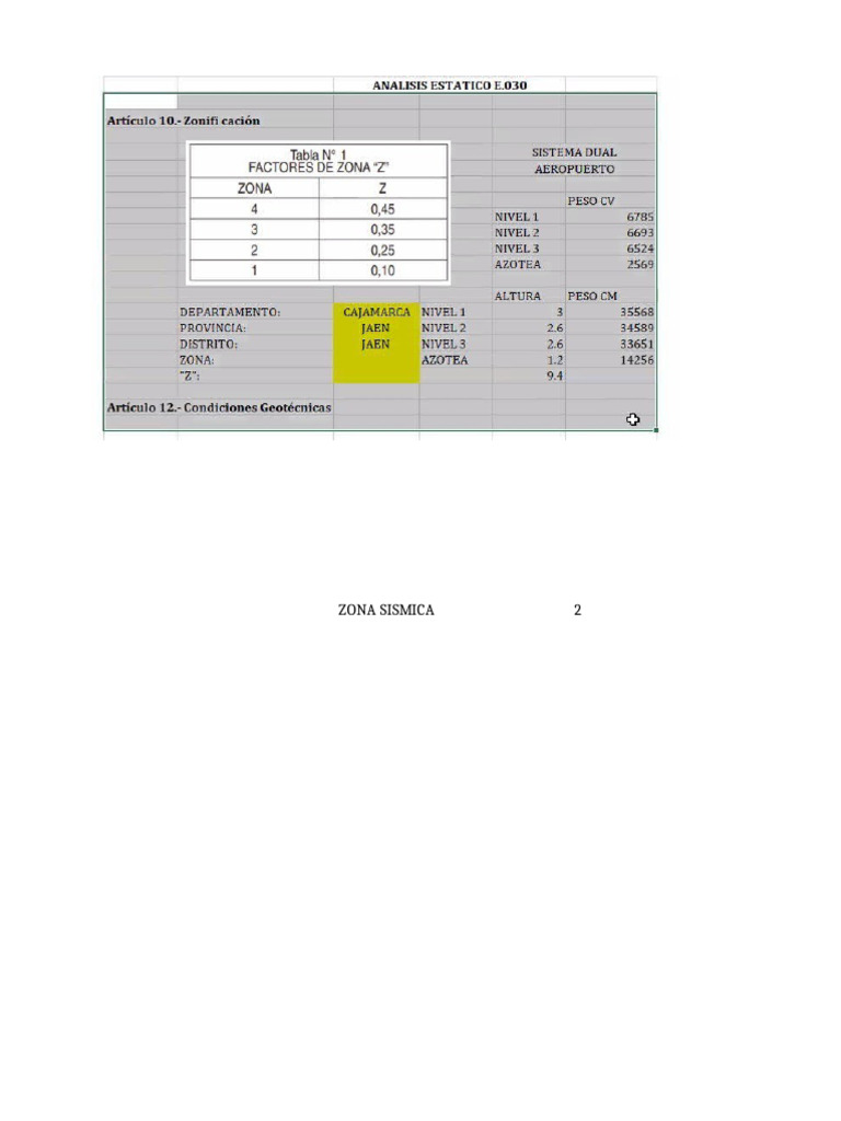 Annotated Tarea Estructura.xlsx | PDF