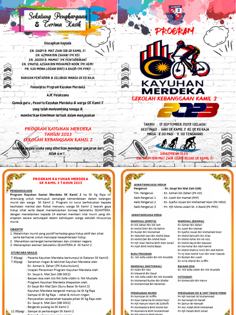 Pamplet Kayuhan Merdeka | PDF