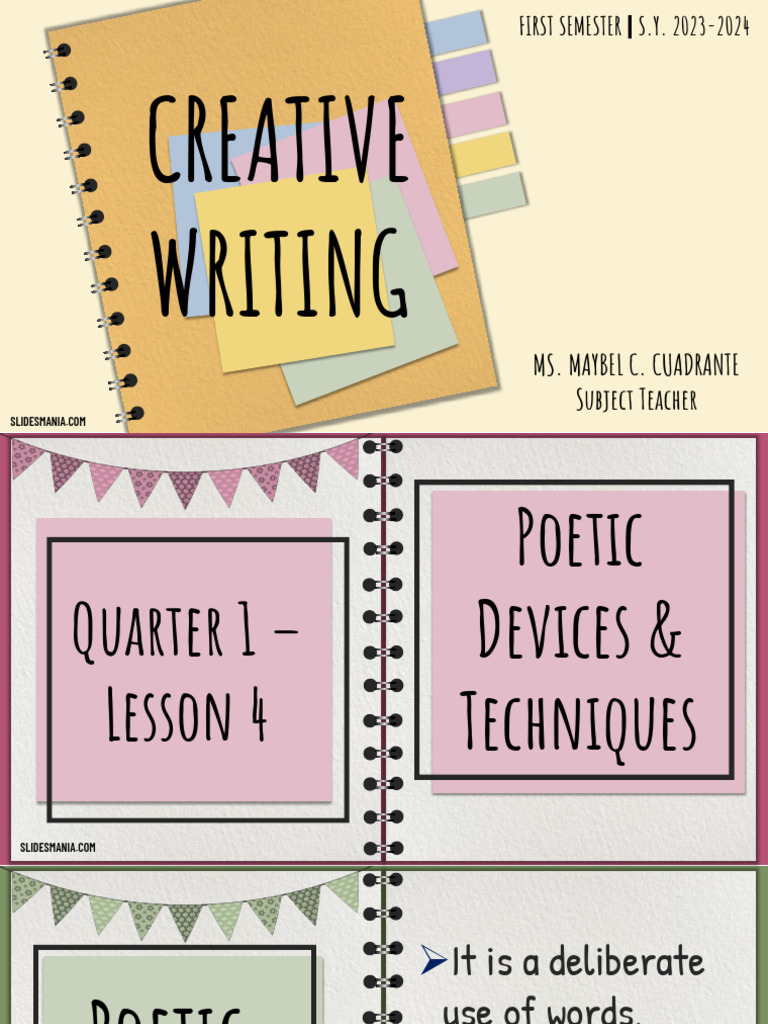 Poetic Devices and Techniques Guide | PDF | Poetry | Linguistics