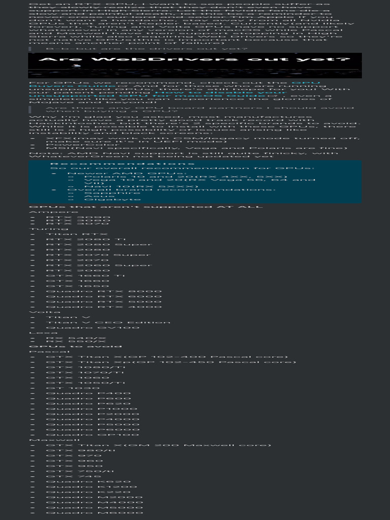 Gpu hackintosh | PDF | Graphics Processing Unit | Computer Architecture
