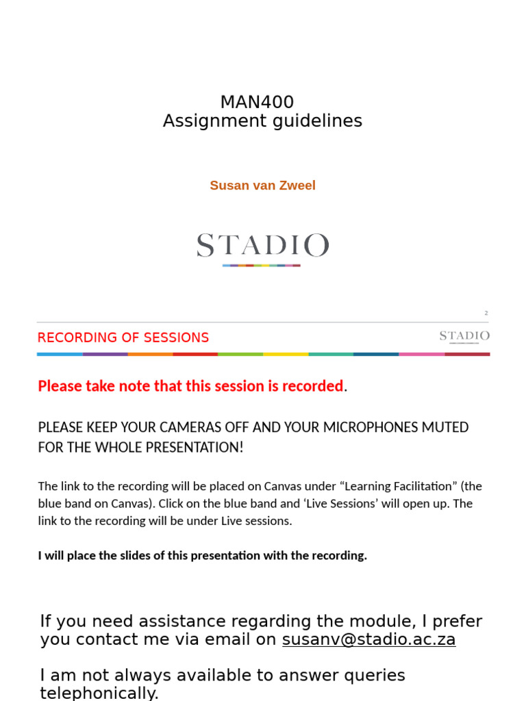 MAN400 2024 02 Contact Session 2 | PDF | Brand