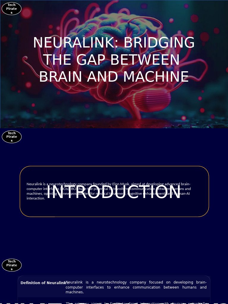 Neuralink: Advancing Brain-Machine Interfaces | PDF | Clinical Medicine ...