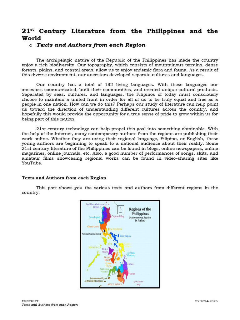 Texts-and-Authors-from-each-Region | PDF