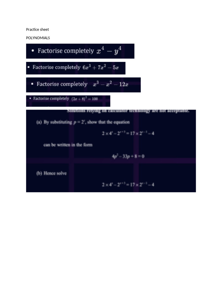 Pure 1 Mathematics Edexcel Pastpapers | PDF