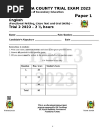 Kcse 2024 Paper 3 | PDF