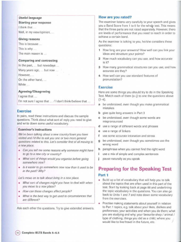 IELTS Speaking Test Preparation Guide | PDF | Vocabulary | Percentage