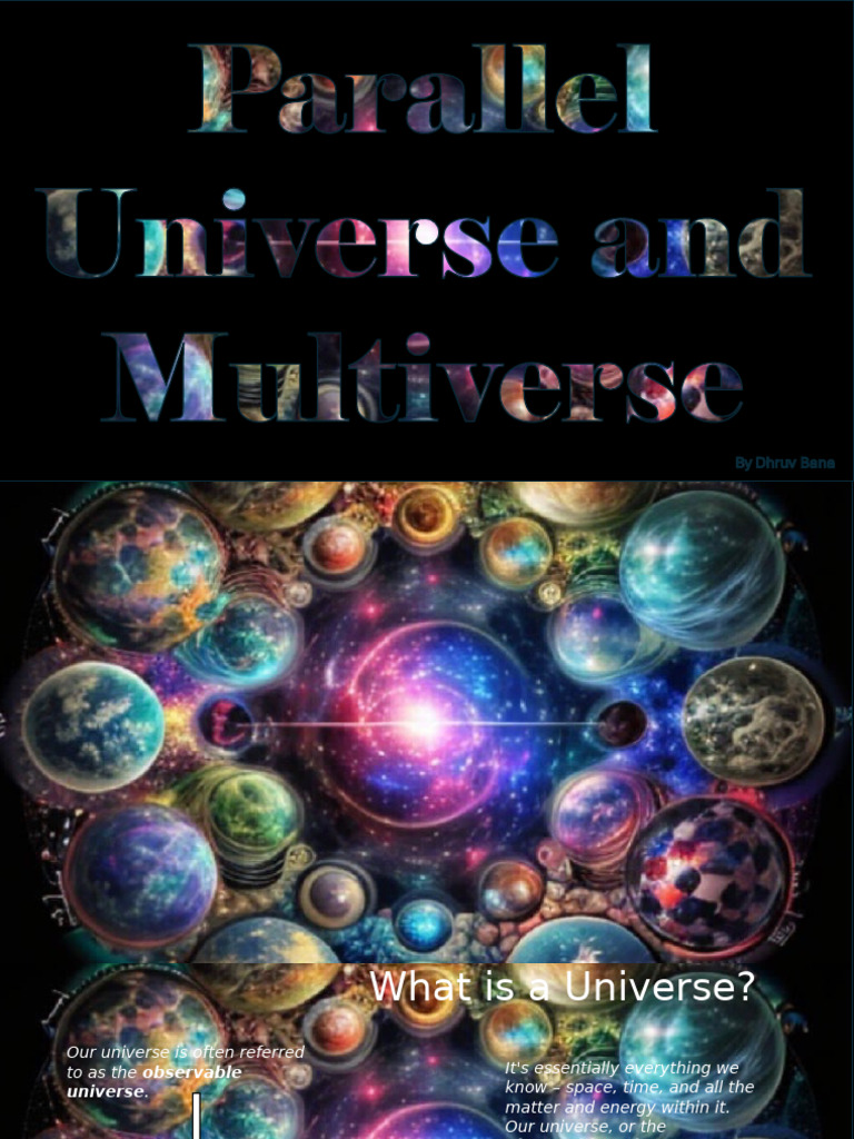 Scintific Slideshow | PDF | Multiverse | Universe