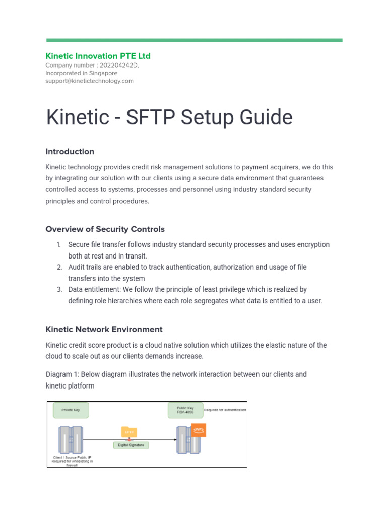 SFTP Setup Guide for Clients | PDF | File Transfer Protocol | Internet