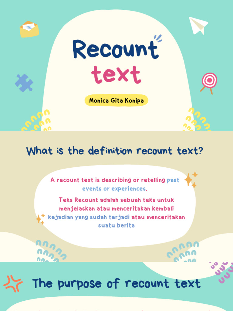 Definisi dan Struktur Recount Text | PDF