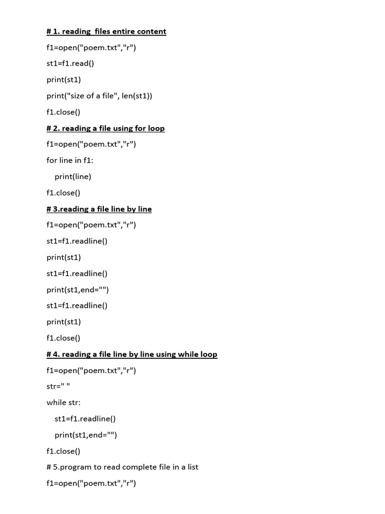filehandling prog | PDF | Comma Separated Values | Computer Data filehandling prog | PDF | Comma Separated Values | Computer Data