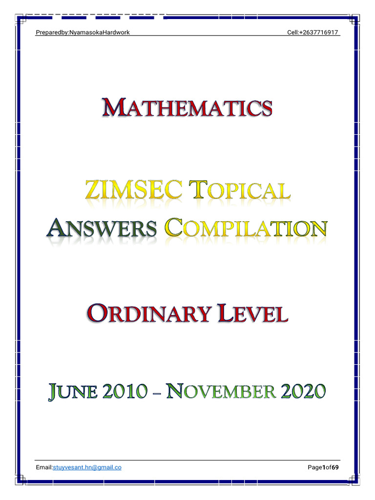 Comprehensive Math Study Guide | PDF | Numbers | Elementary Mathematics