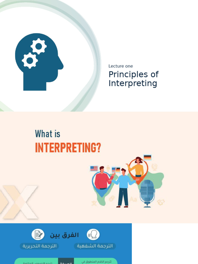 Principles of Interpreting | PDF | Language Interpretation | Translations