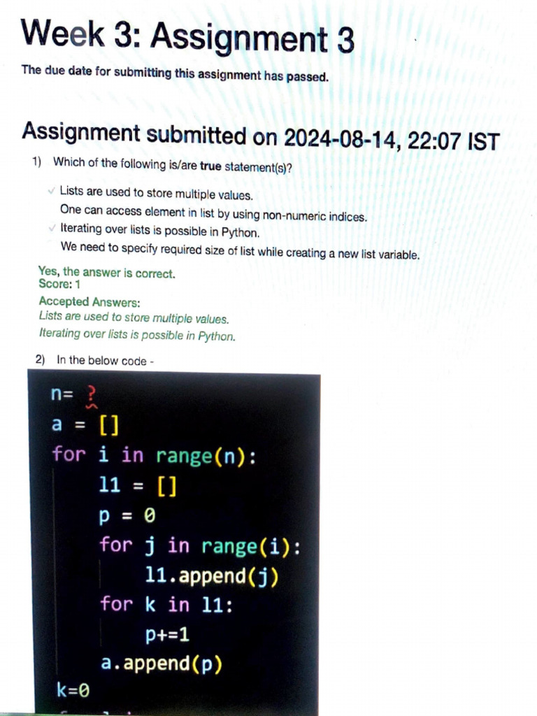 NPTEL assignment 3-4 | PDF | Mathematical Logic | Mathematics