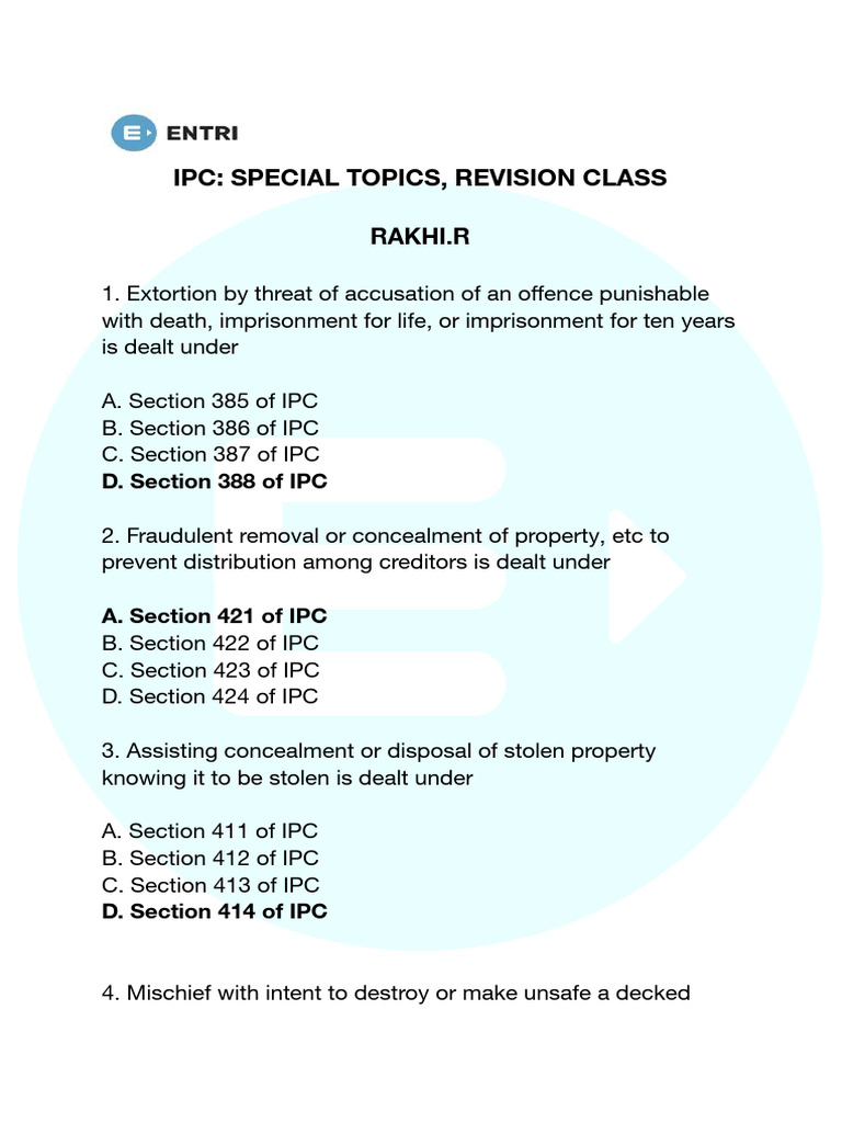 IPC Revision 2 | PDF