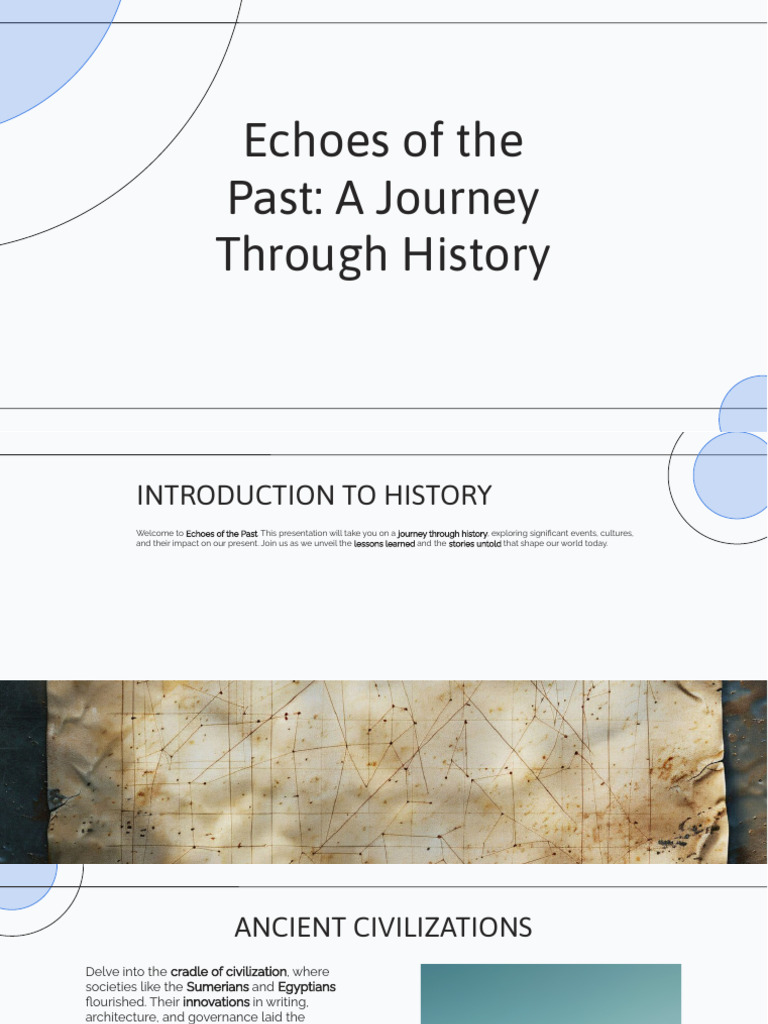Slidesgo Echoes of The Past A Journey Through History 20241103092356GkkW | PDF | History