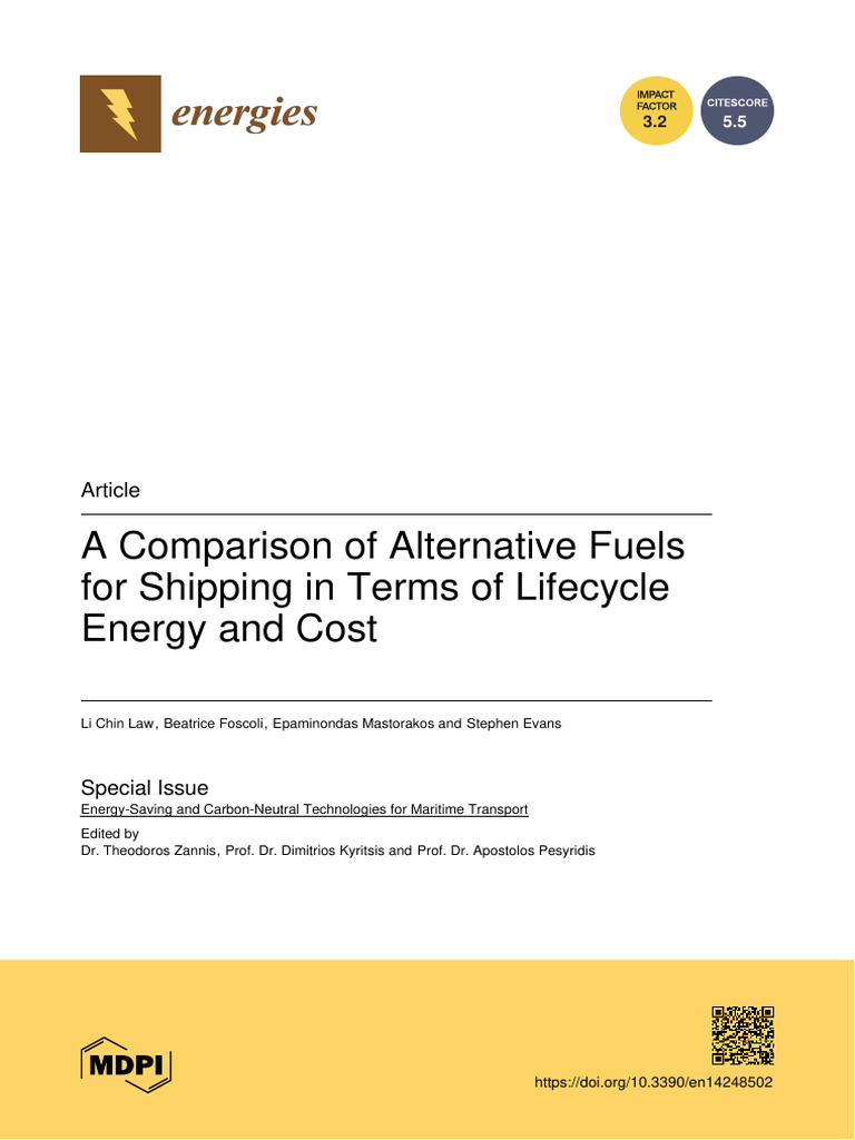 A Comparison of Alternative Fuels | PDF | Life Cycle Assessment | Alternative Fuel